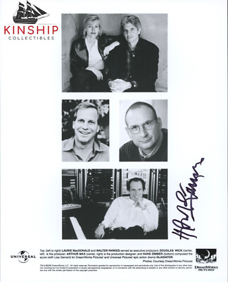 Hans Zimmer signed Gladiator 8x10 Movie Promo Photo JSA COA Vintage ...