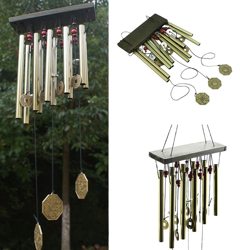Multi-Tubes Large Windchime Chapel Bells Wind Chimes Door Hanging Home ...
