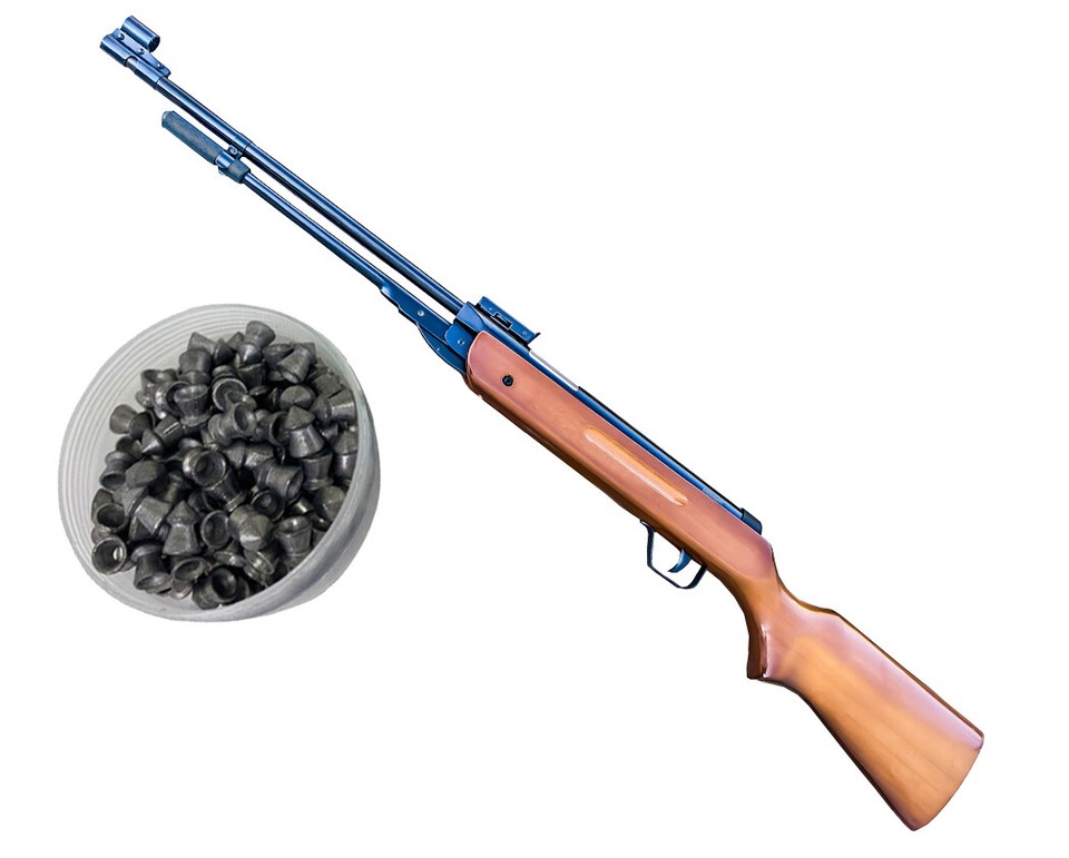 Air Pellet Gun Rifle 650/600fps B3 Hunting Shooting Wood Underlever Gun ...