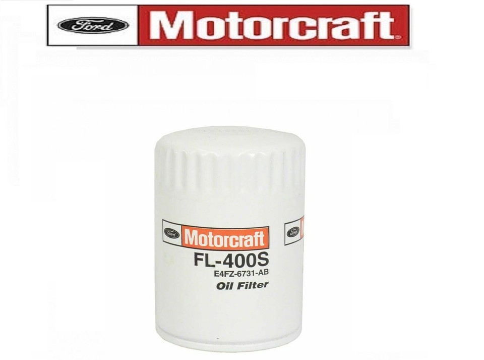 2PC Genuine Ford OEM Motorcraft Engine Oil Filter FL400S E4FZ6731AB NEW ...