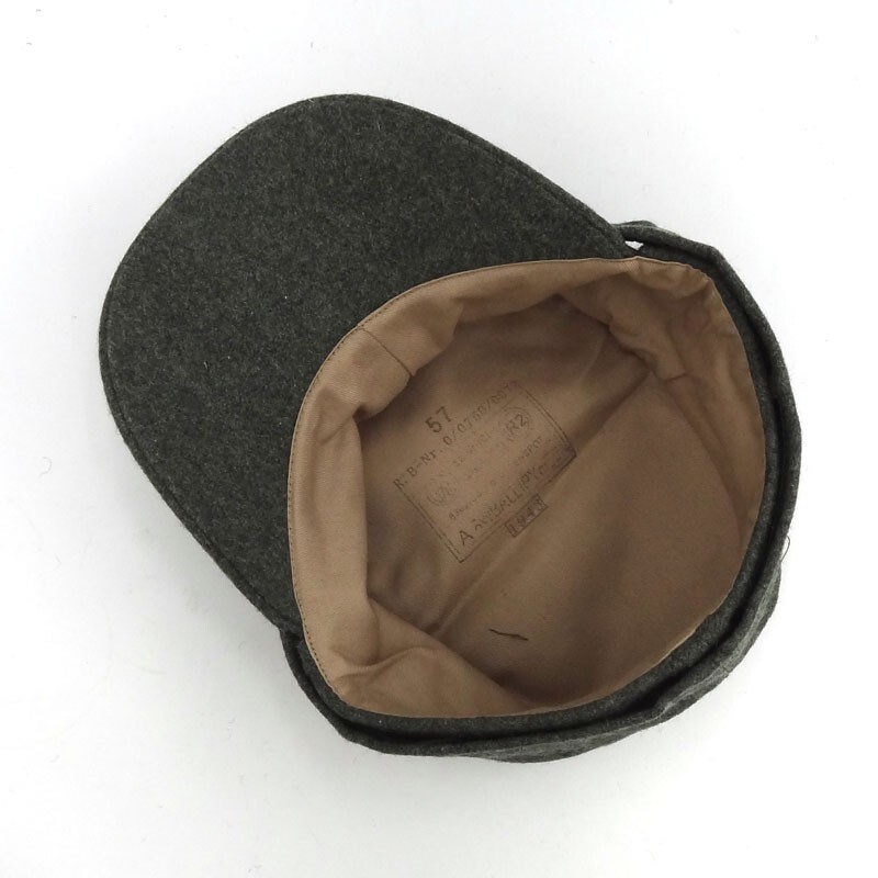 WW2 German Army Solider M43 Field Wool Cap Hat & German Eagle Badge Pin ...