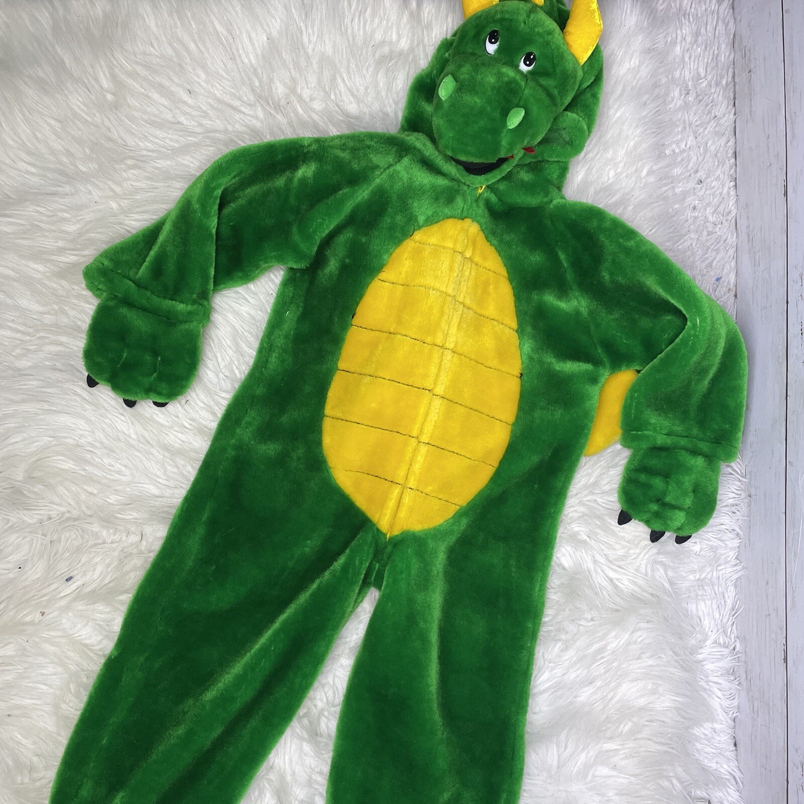 Vintage Chrisha Playful Plush 1998 Green Dragon Lizar… - Gem