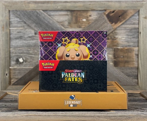 Pokemon TCG Paldean Fates Tech Sticker Collection Display - 12 Blisters ...