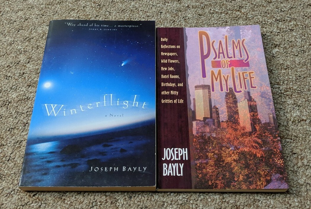 Lot 2 Joseph Bayly ~ Psalms of My Life, Winterflight PB's ~ VERY GOOD ...
