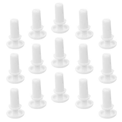 100pcs White Car Panel Fasteners Plastic Rivets for Cars Replacement ...