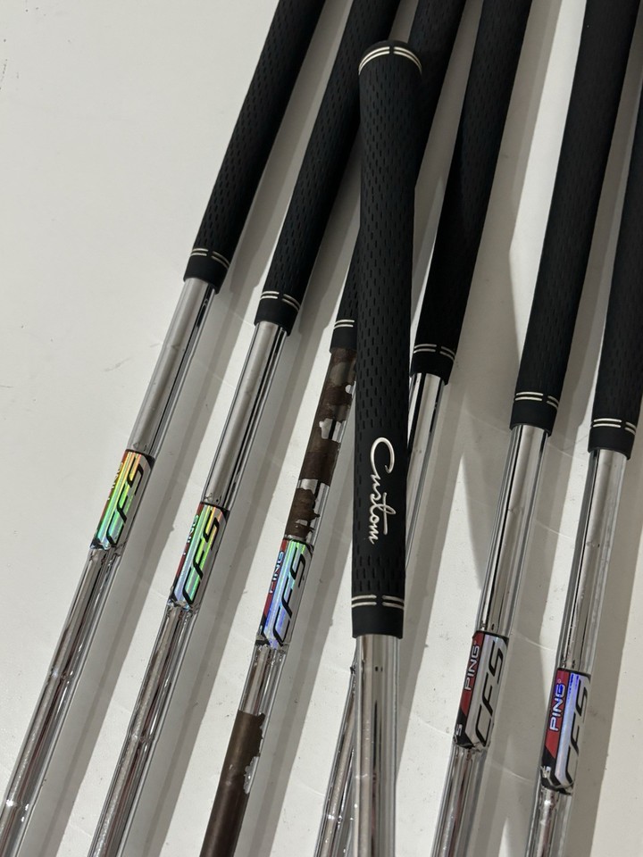 Ping I20 Iron Set 4-9, PW, UW, NO 5 Iron, CFS Steel Stiff Shaft, Custom ...