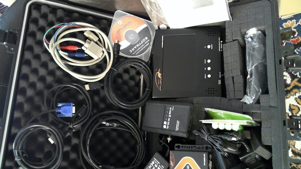 Atlona KIT-PROHD3 HDMI Ruggedized Testing Monitor Test Kit with Flight ...