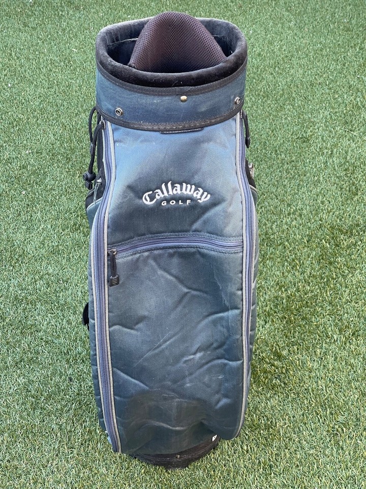 Vintage Callaway Golf Big Bertha 5-Way Cart/Staff Bag - Blue | eBay