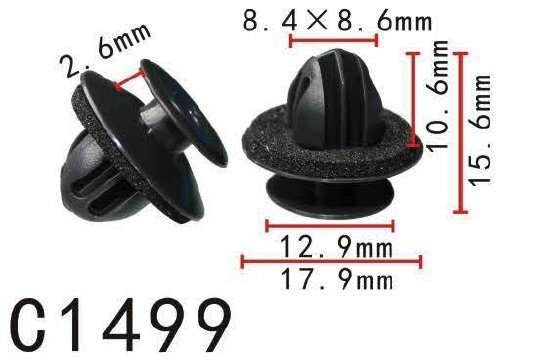 20Pcs Fit toyota 4Runner, Corolla, Matrix rocker panel moulding ...