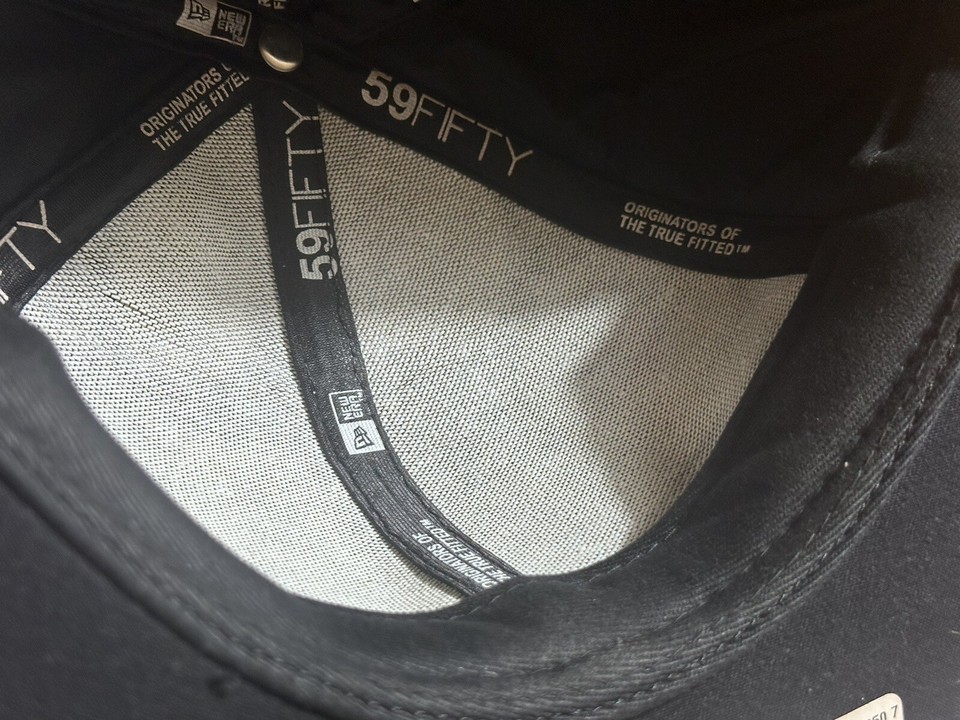 Rare 7 7/8 New Era 59FIFTY Fitted All-Over Sticker Embroidery **With ...