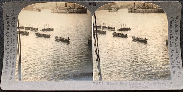 HISTORIC LANDING OF ALLIED TROOPS AT DARDANELLES WW1 KEYSTONE ...
