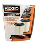 (2) RIDGID VF4200 GENUINE Replacement 1-Layer Everyday Dirt Wet/Dry Vac ...