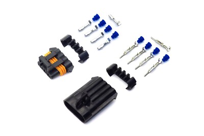 Connectors, Plugs & Sockets - 4 Pin Connector Male Female