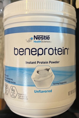 4 Nestle Beneprotein Protein Instant Protein Powder Unflavored 8 oz ...