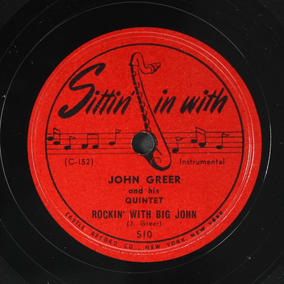 JOHN GREER: wineola / rockin' with big john SITTIN' IN WITH Single 78 ...