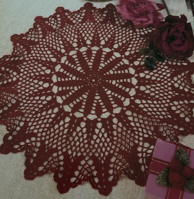 CROCHET ~ “Victorian Holiday Doily” ~ PATTERN ~ | eBay