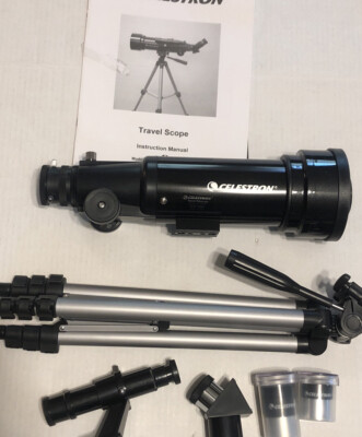 Celestron 70mm Travel Scope w Backpack Model 21035 Portable Refractor Telescope | eBay