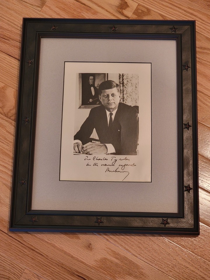 *AUTHENTIC* John F. Kennedy 100% PSA HAND SIGNED Official Portrait AS ...