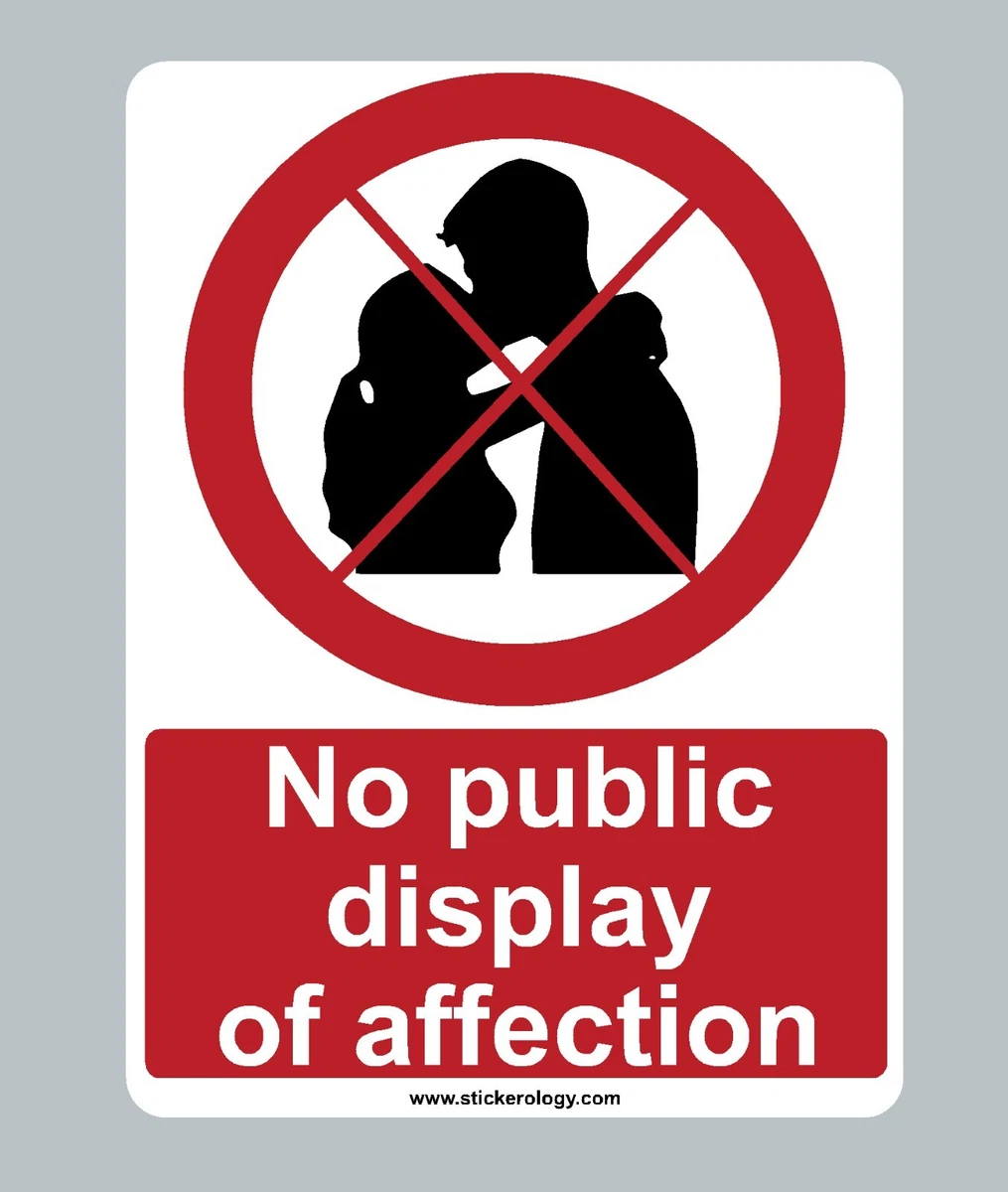 No Pda Sign