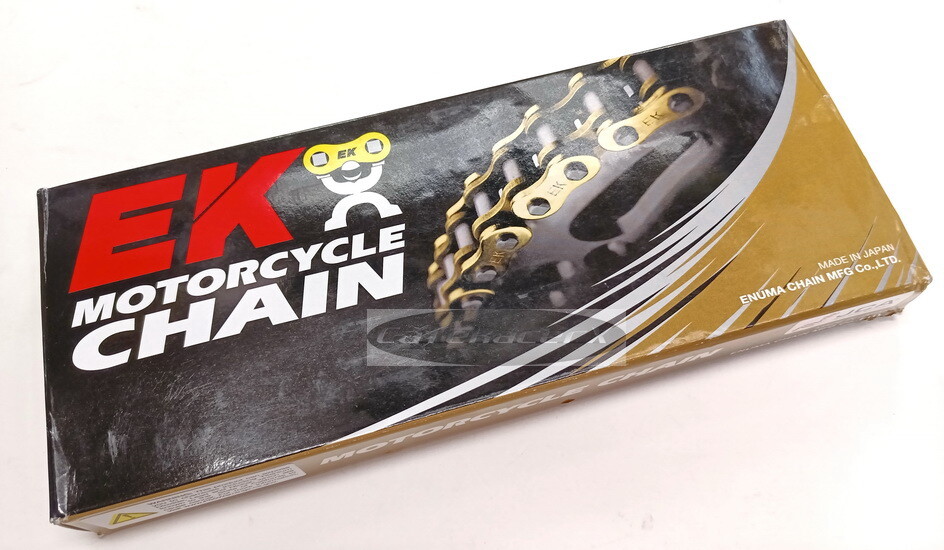 KLX110 CRF110 CRF70 CRF80 TTR110 Pit Bike EK GOLD Chain 420x120 Made in ...