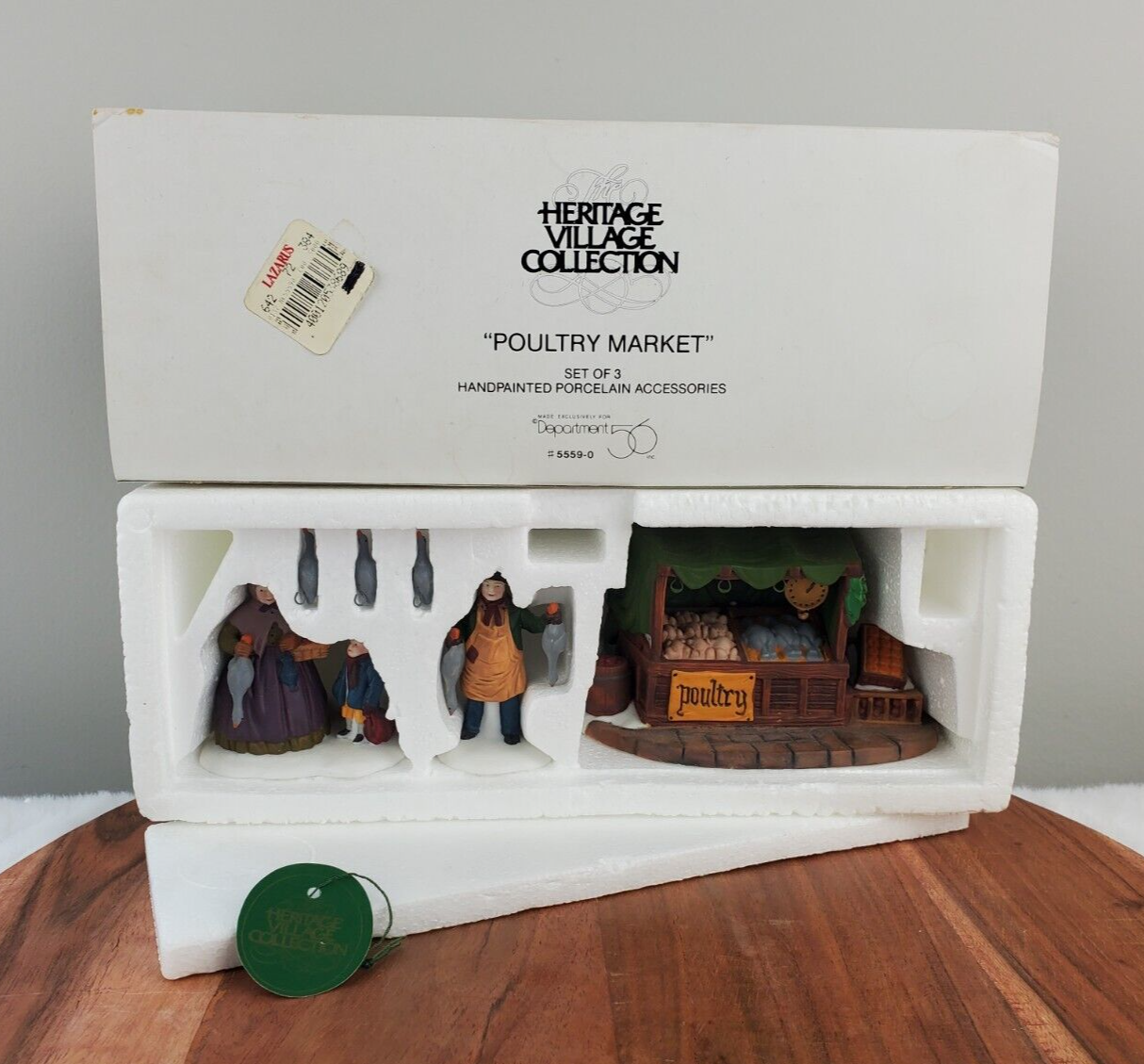 Department 56 Dickens Heritage Village POULTRY MARKET #5559-0 (Set of 3 ...