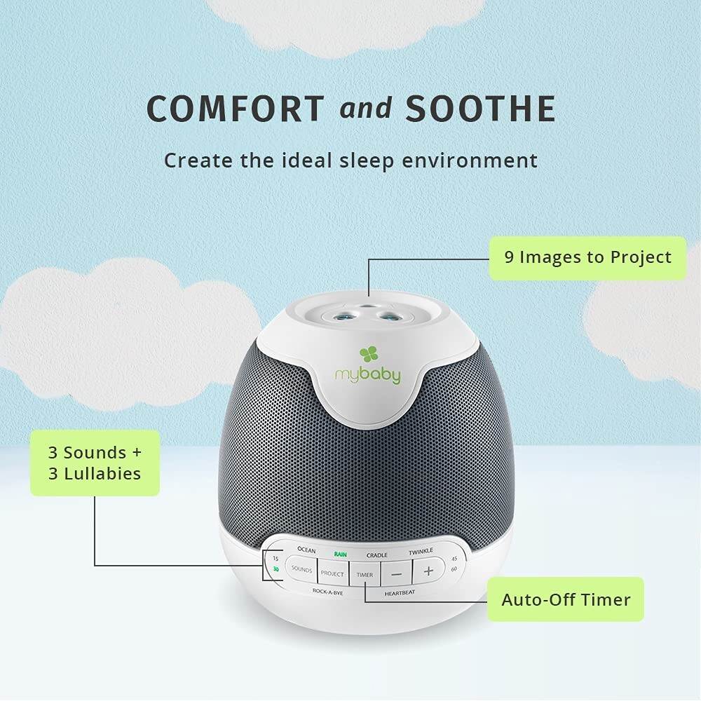 Homedics MyBaby SoundSpa Lullaby Sound Machine & Projector | eBay