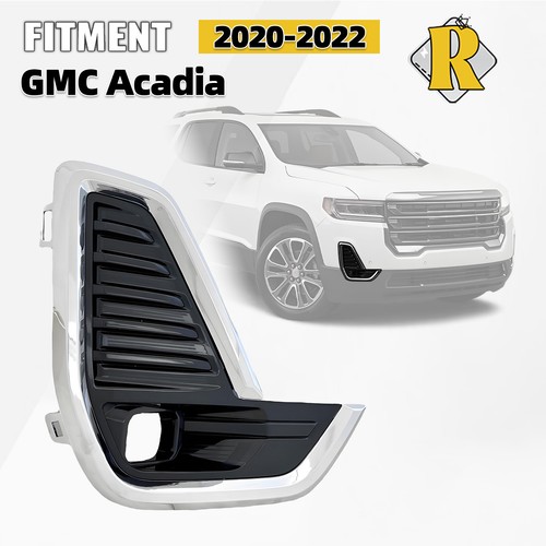 Front Fog Lamp Opening Cover Trim For 2020-2022 GMC Acadia Chrome Right ...