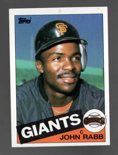 1985 Topps #696 John Rabb Near mint or better | eBay