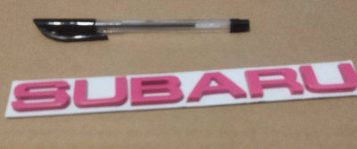 Subaru Emblem Pink 21.5cm x 3cm x 5mm ‚ë• Subaru | Genuine OEM ...