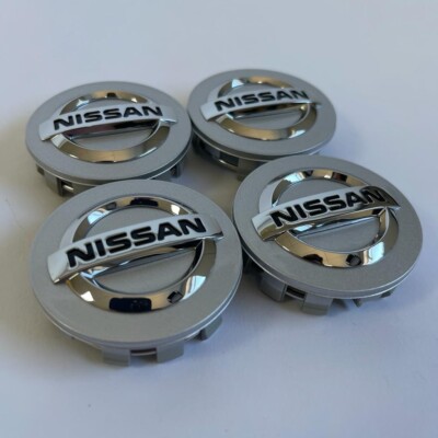 X4 Genuine Nissan Juke, Micra & Note Alloy Wheel Centre Caps Chrome ...