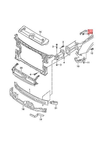 Genuine AUDI A4 Avant S4 quattro A4L Foam Filler Piece Left 8W0807251A ...
