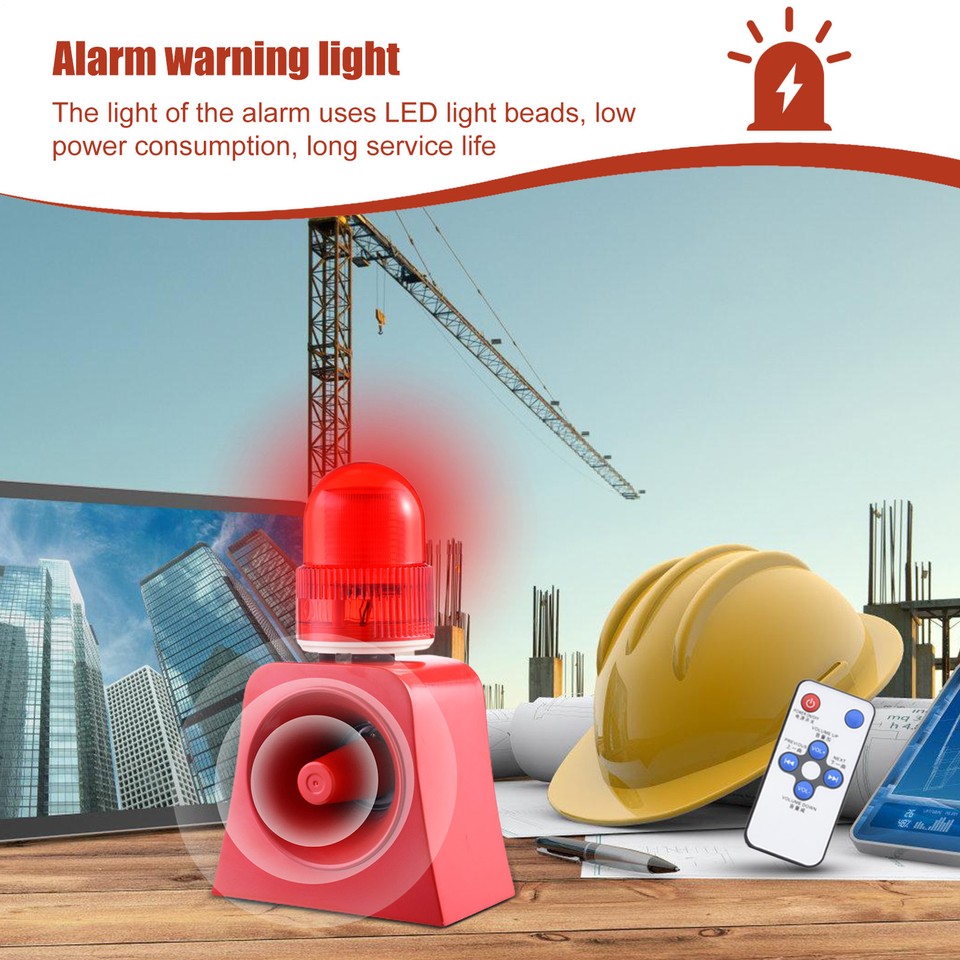 120dB Industrial Siren Sound Alarm Bell Alarm High Decibel 110V Brand ...