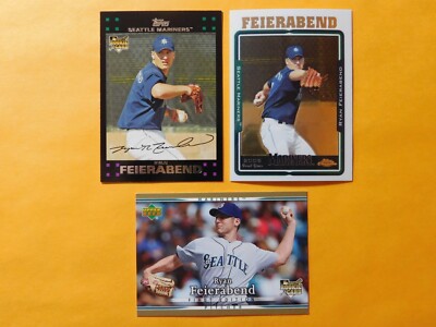 Ryan Feierabend 3 Card Lot W/ROOKIES!!!! | eBay