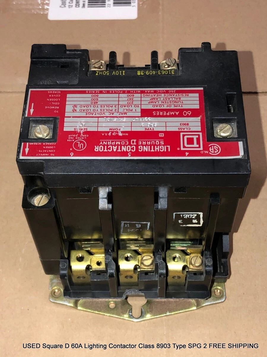 2 Pole 60 Amp Lighting Contactor | Shelly Lighting