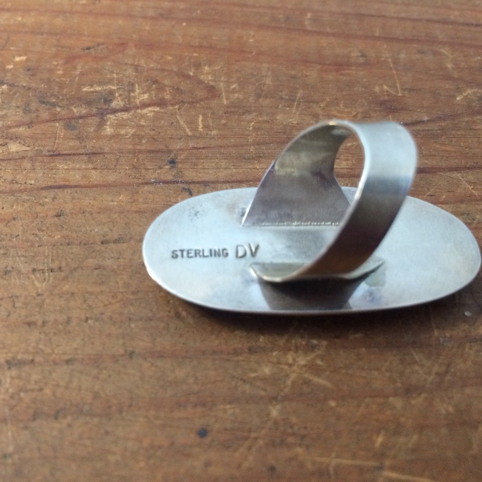 Darrell Victor sterling ring Apache designer modernist size 6 | eBay
