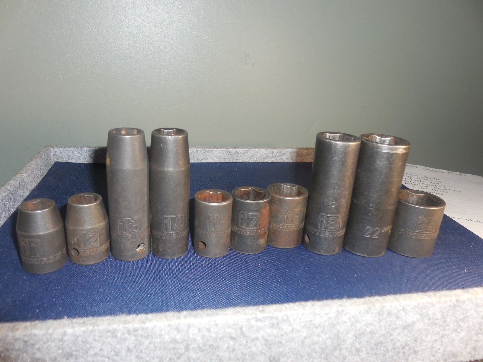 PITTSBURGH PRO CR-V 1/2 INCH DRIVE METRIC SOCKET LOT OF 10 | eBay