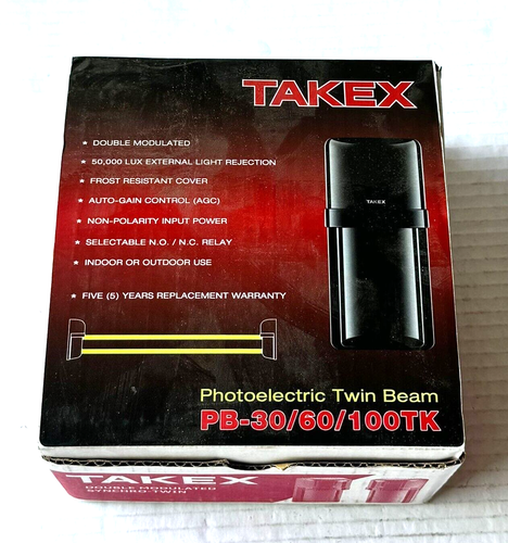TAKEX PHOTOELECTRIC TWIN BEAM PB-30/60/100TK | eBay