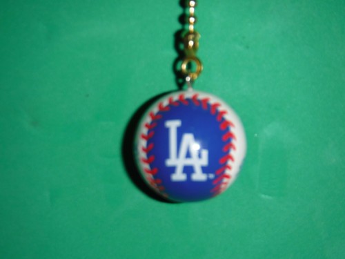 Los Angeles Dodgers Ceiling Fan Pull Chain Set Baseball & Bat Gold ...