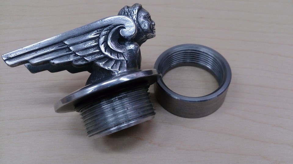 Harley gas cap, handmade, Chevy 1929 , bobber ,chopper, weld in ...