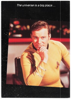 Classic Star Trek Captain Kirk Greeting Card 1986 #250555 EXCELLENT NEW ...