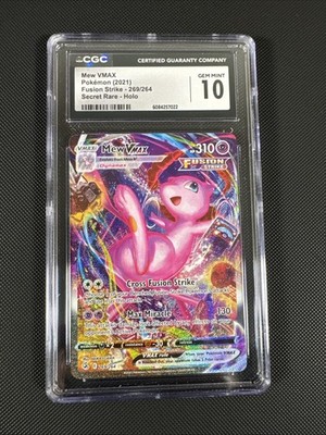 Mew VMAX 269/264 Swsh08: Fusion Strike Alt Art CGC 10 | eBay