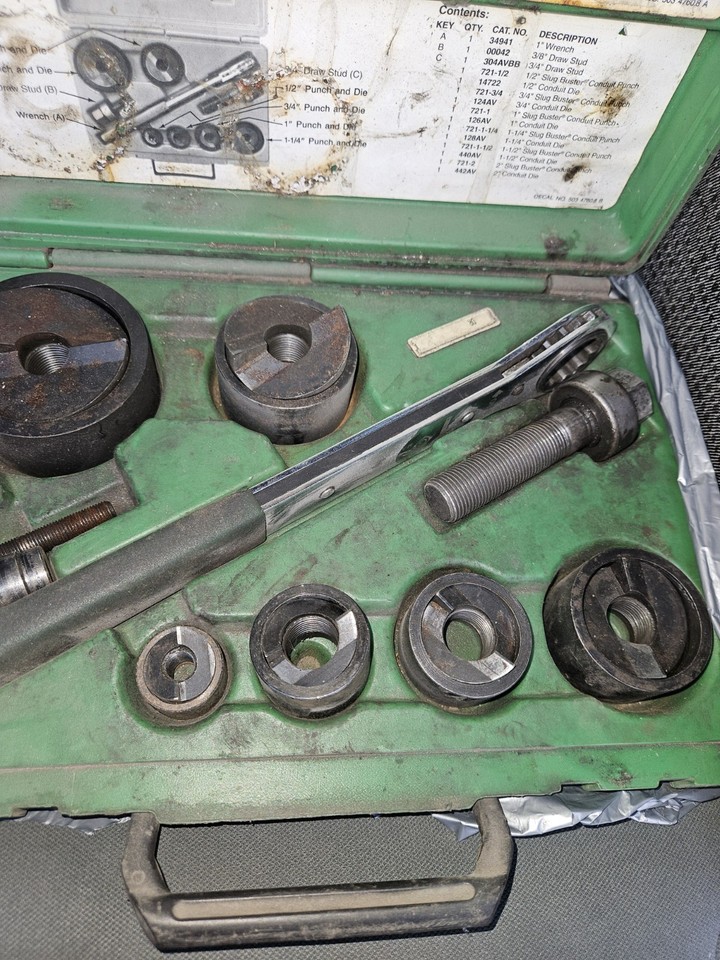 Greenlee Knockout Punch Set 783310347576| eBay