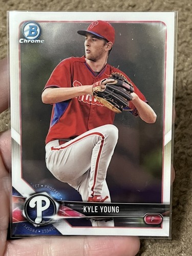 2018 Bowman Chrome Prospects #BCP129 Kyle Young Philadelphia Phillies | eBay