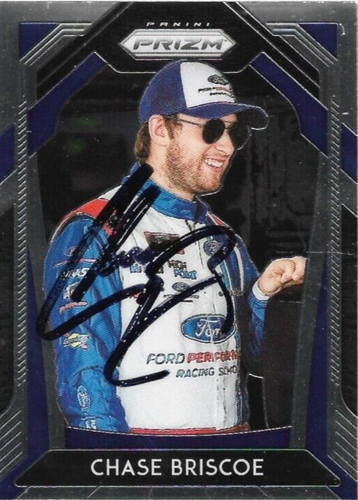 @@2020 Panini Prizm CHASE BRISCOE signed #40 Auto NASCAR card@@2 | eBay