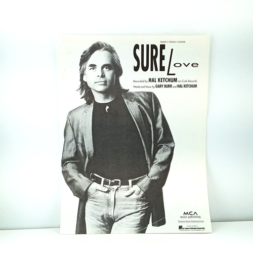 Hal Ketchum Sure Love Sheet Music 1992 MCA | eBay