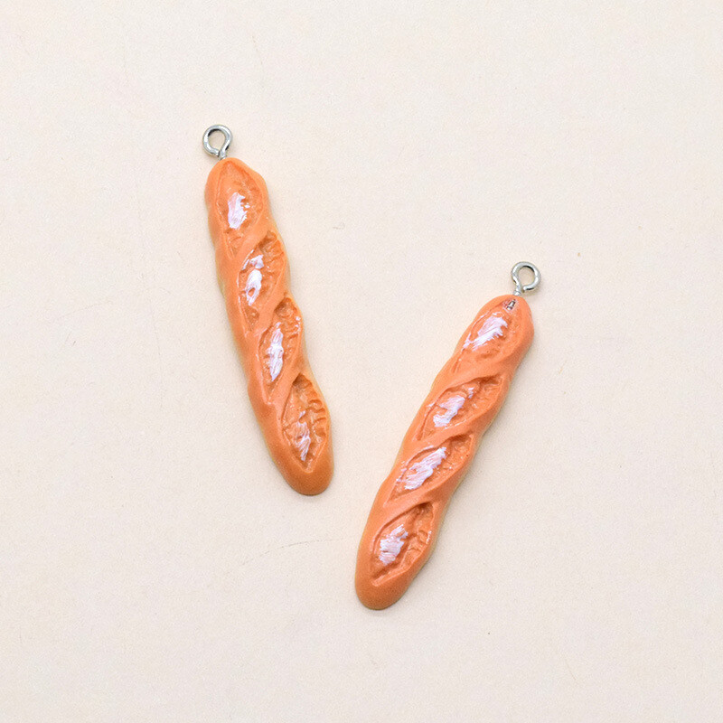 10Pcs Simulation Food Bread Toast Pendant Baking Hanging Food DIY ...