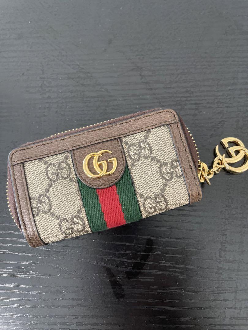Auth GUCCI Ophidia Key Pouch Key Case GG Supreme Canvas Web Auth GUCCI Ophidia Key Pouch Key Case GG Supreme Canvas Web