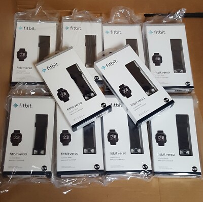 Lot of 10 - Fitbit Versa Classic Band Bracelet (Only) Black S/P Small ...