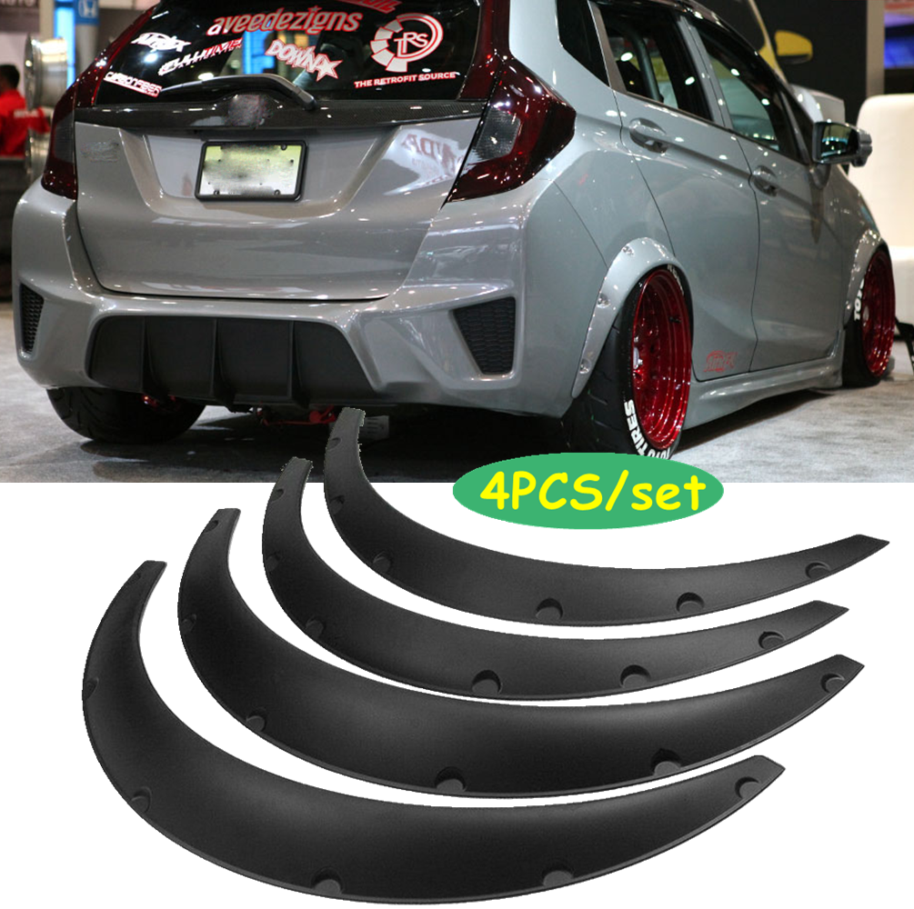 3.1"/82cm Car Fender Flares Extra Wide Body Kit Wheel Arches For Honda ...
