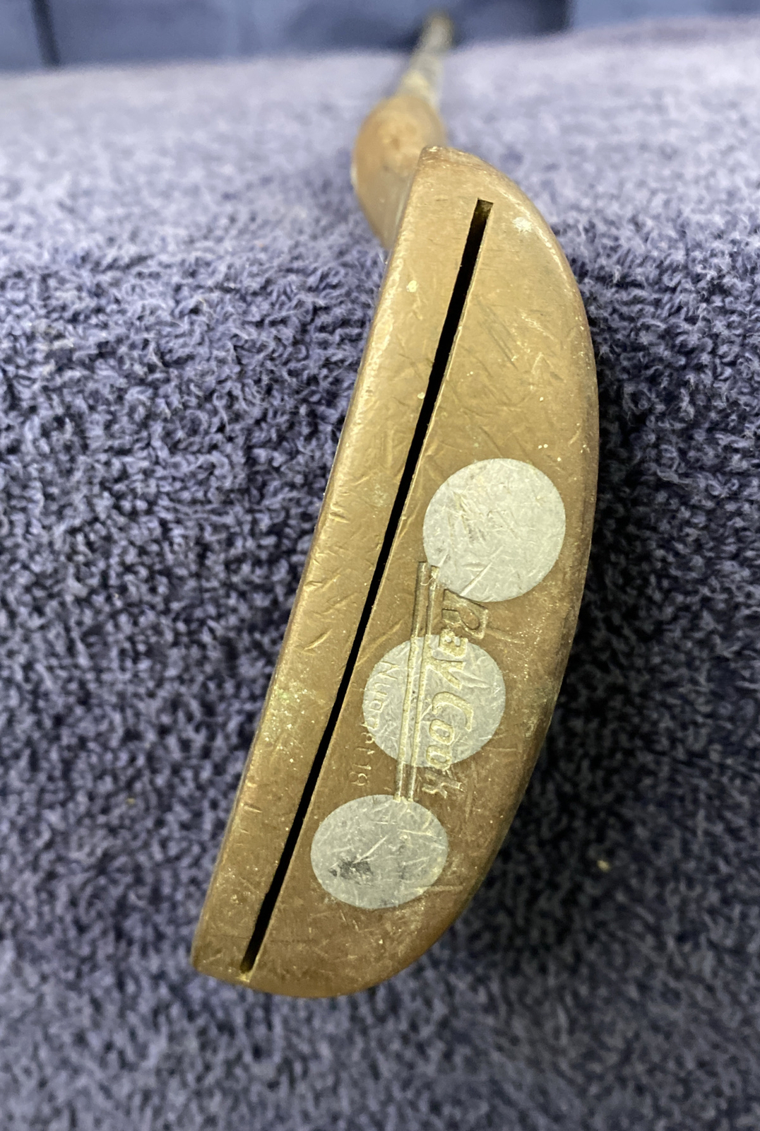 Vintage Ray Cook Nugget 18 Heel Shafted Mini Mallet Putter 35" Long ...